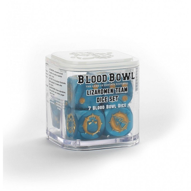 Blood bowl - Lizardmen dice set - Jouer le Jeu
